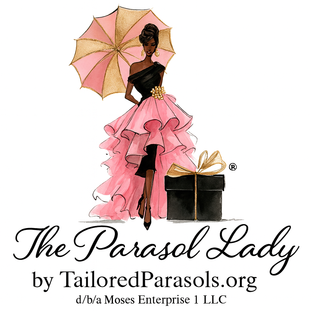 The Parasol Lady by Tailored Parasols